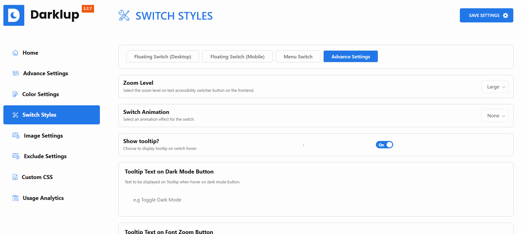 How to Use Customizable Dark Mode Switch - Darklup